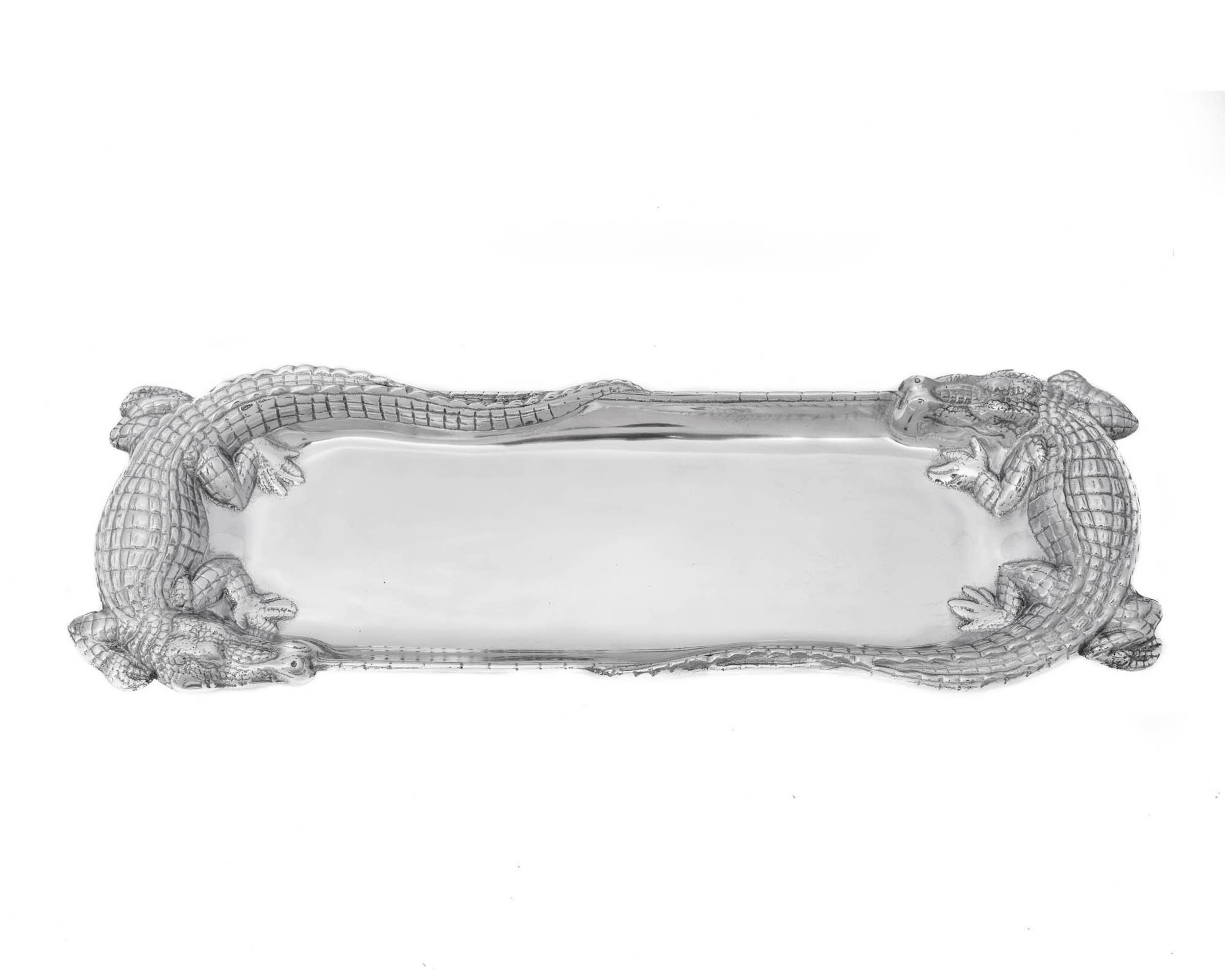 Alligator Figural Oblong Tray – Avriett House, Home & Gift Store