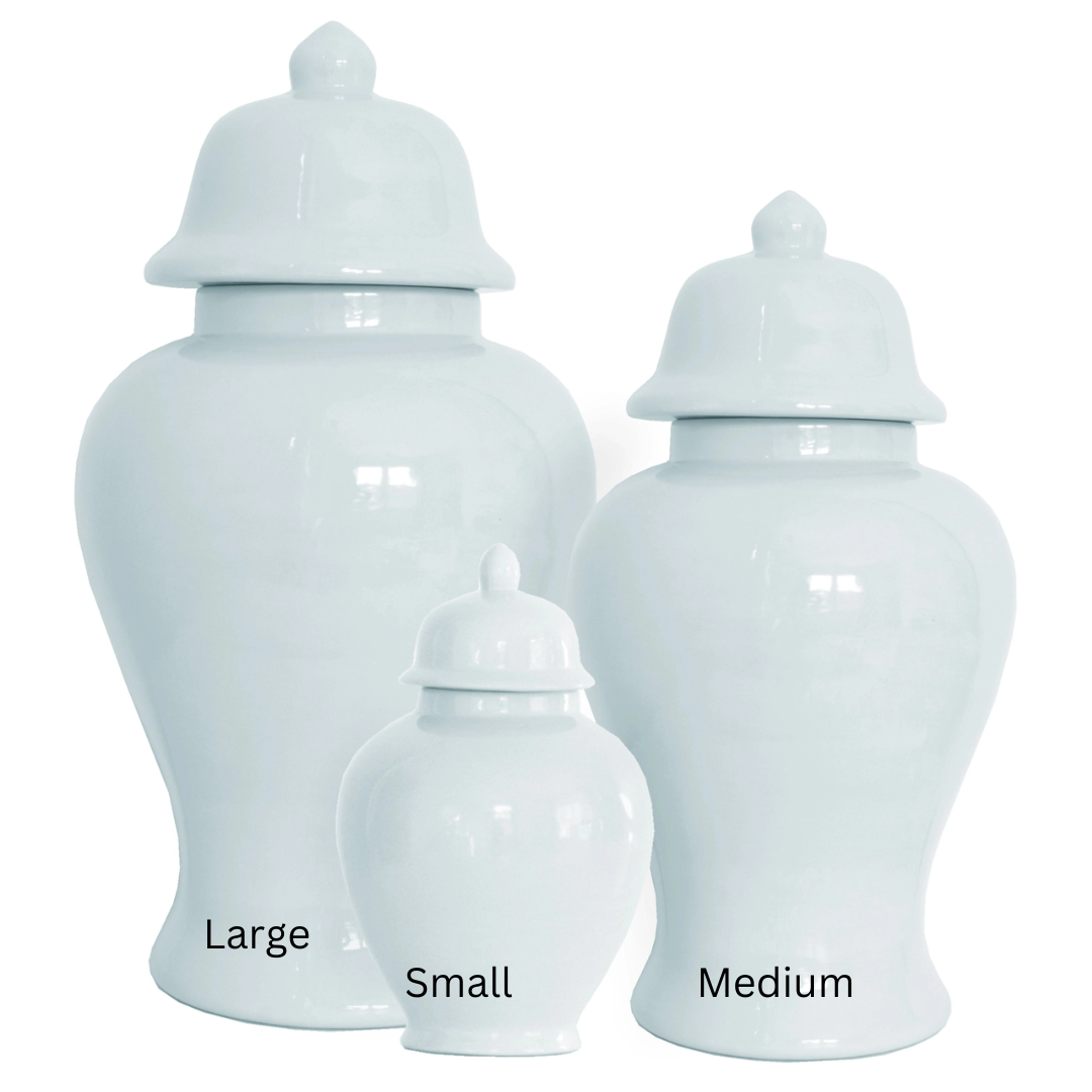 Hydrangea Light Blue Ginger Jar – Avriett House, Home & Gift Store